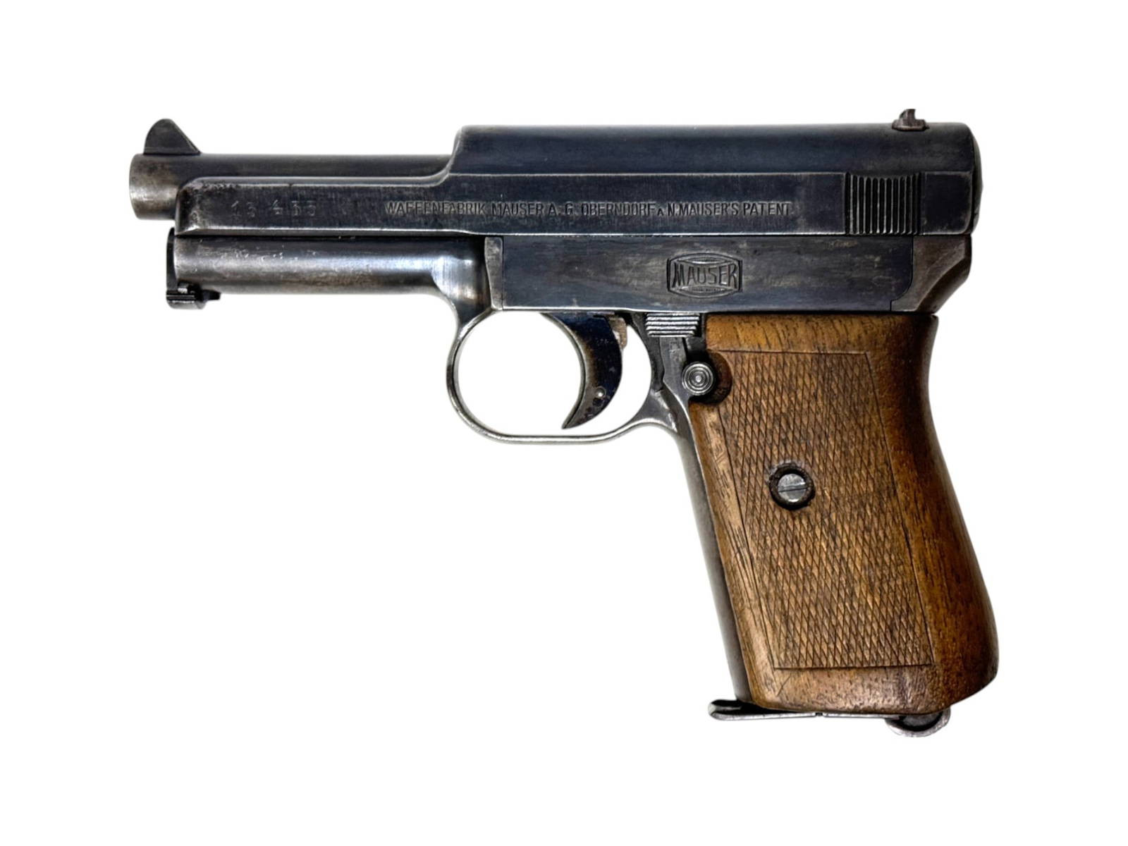 Rare Early German Wwi Imperial Army Mauser M1914 7.65mm Semi-automatic ...