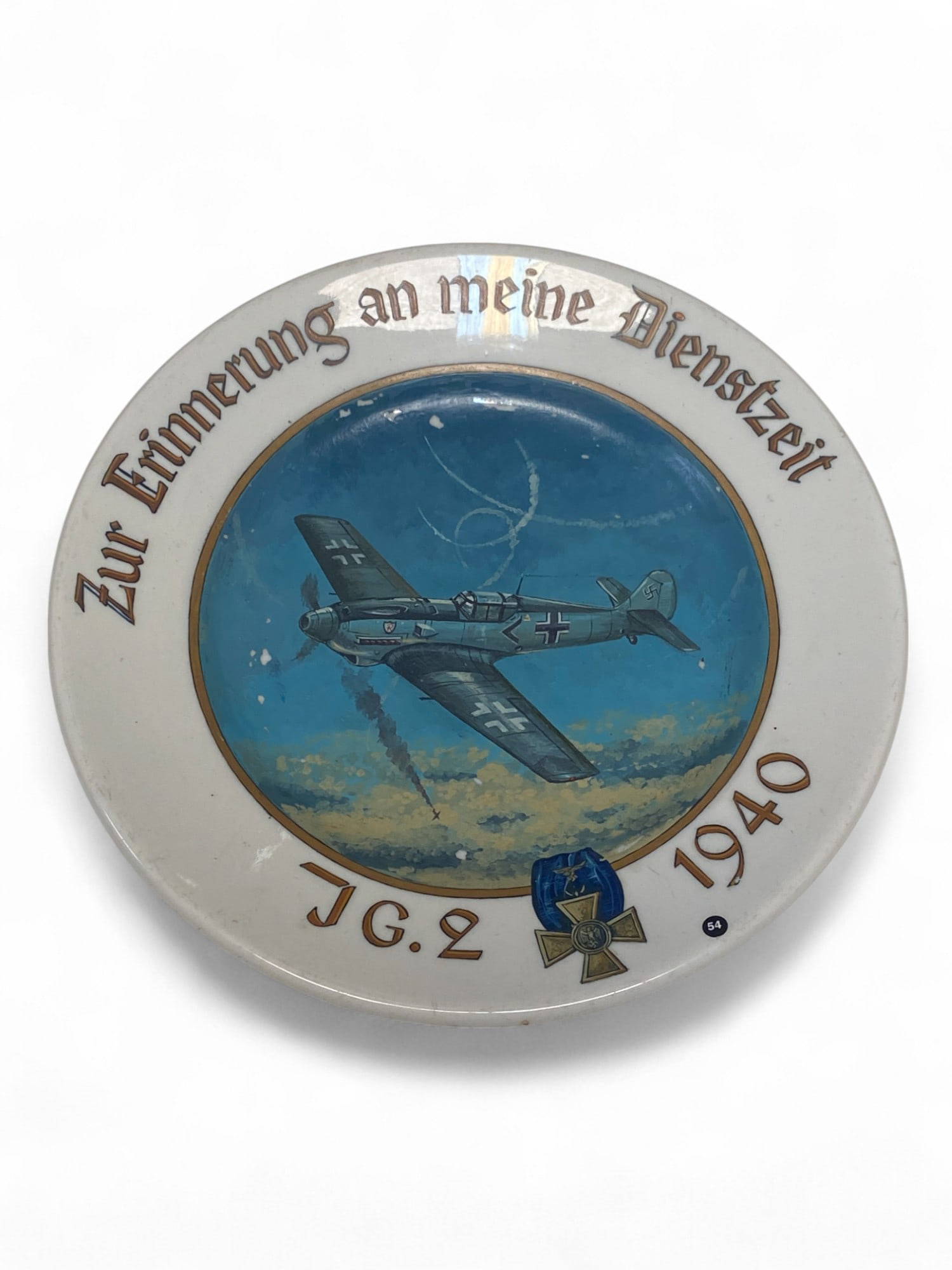 Wwii German Luftwaffe Plate - Jul 01, 2025 | Poinsett Auction & Realty ...