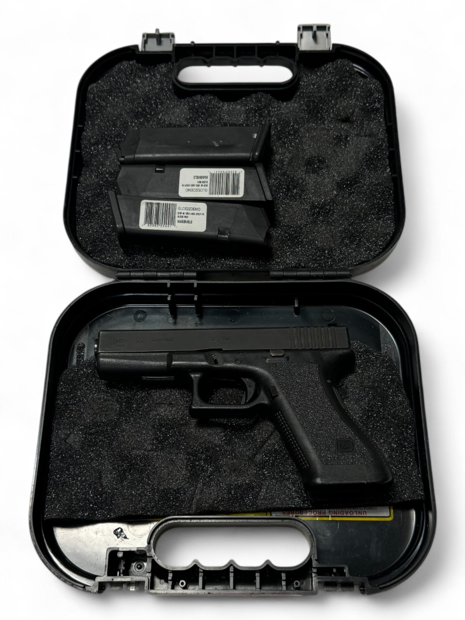 Excellent Early 90s Glock 22 Gen 2 .40 S&w Semi-automatic Pistol W/ Pre ...