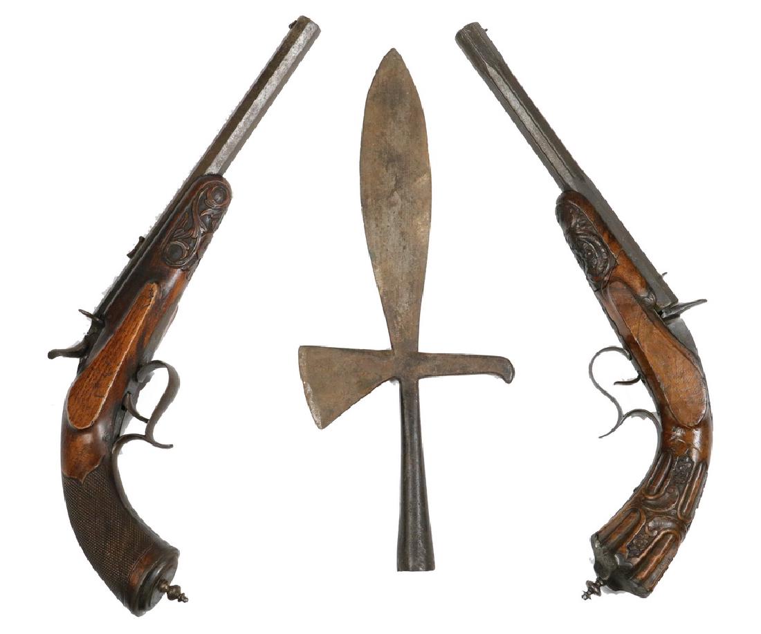 (2) 19TH C. BELGIAN PARLOR PISTOLS & HALBERD BLADE - Aug 26, 2017 ...