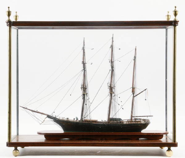 Small Cased Ship Model