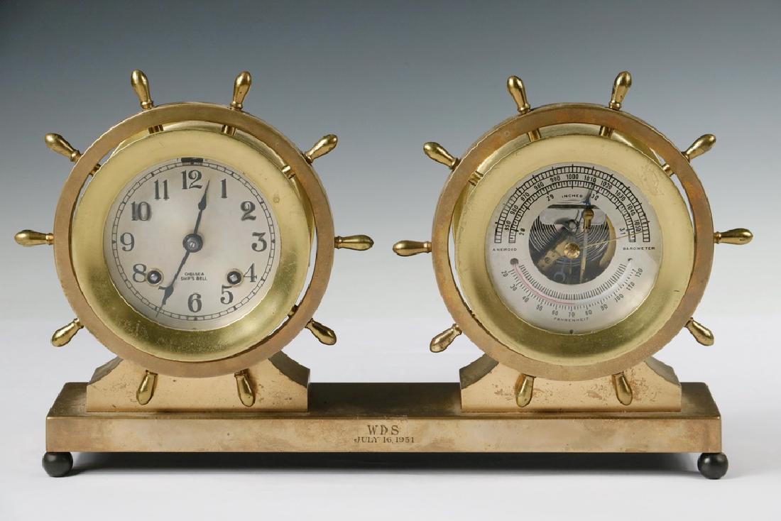 CHELSEA DESK CLOCK & BAROMETER