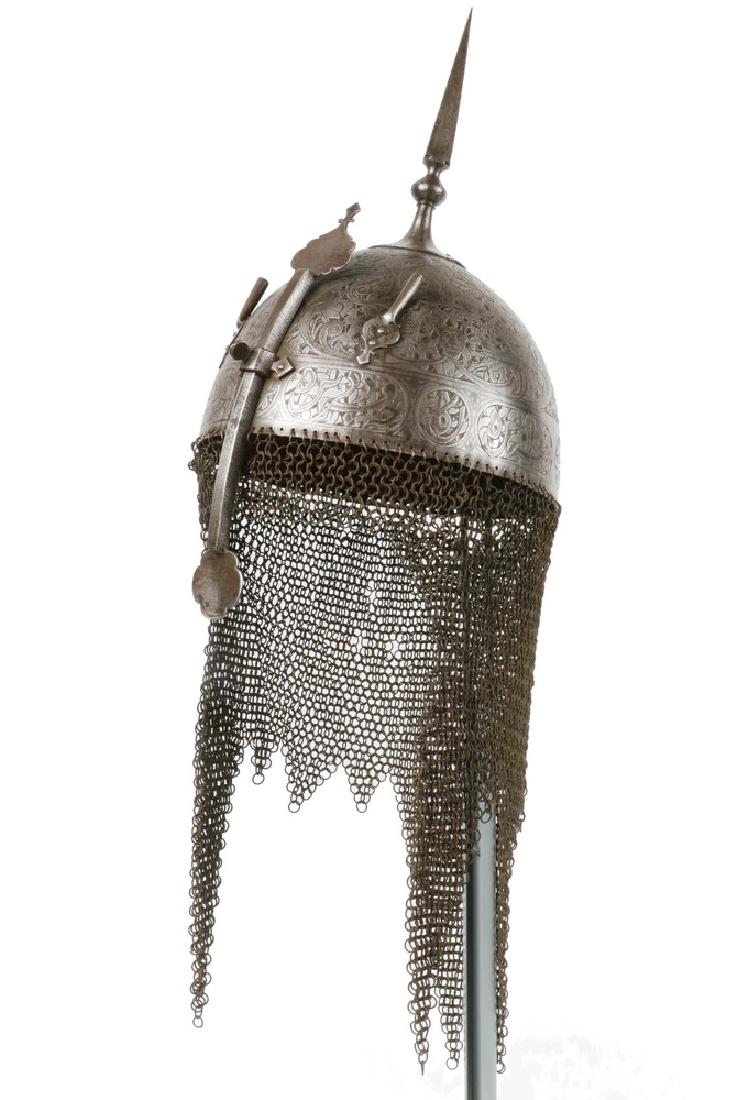 17TH C. INDO-PERSIAN HELMET