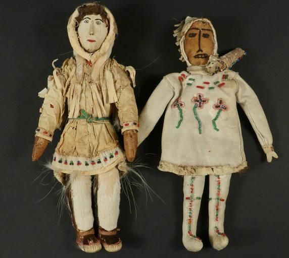 (2) Early Inuit Dolls
