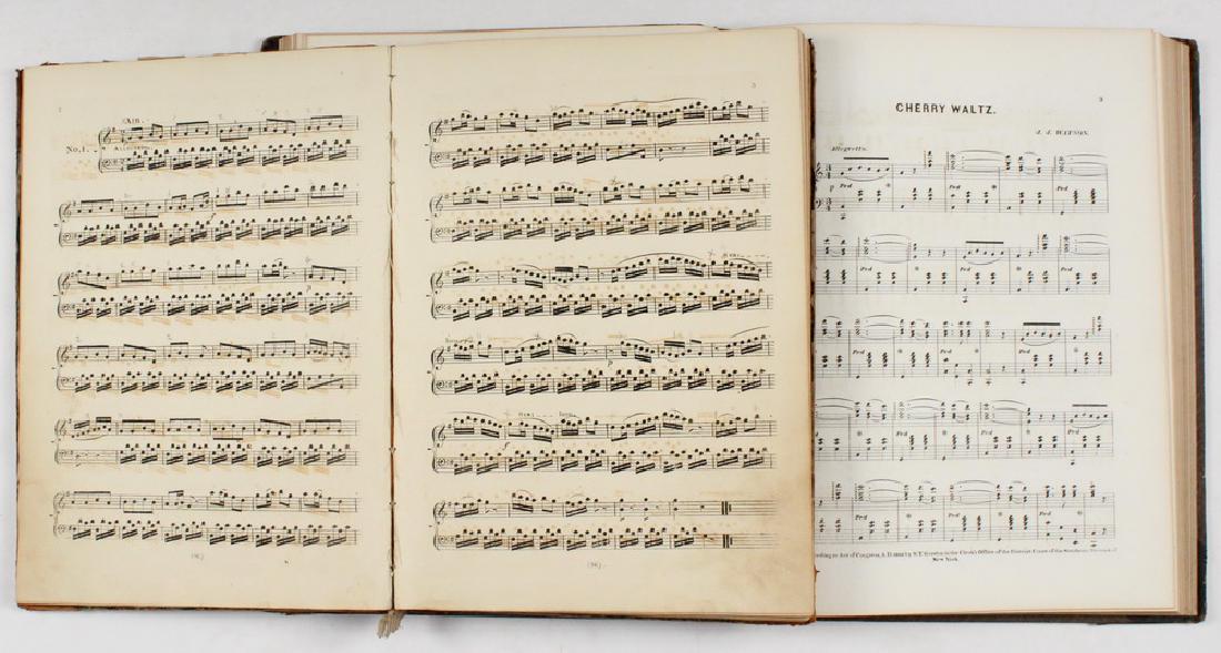 (2) BOUND VOLUMES OF VERY EARLY SHEET MUSIC