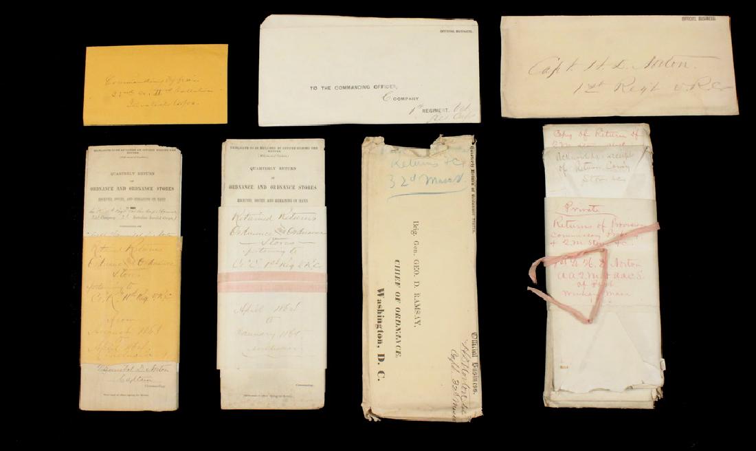 (95) DOCUMENTS WASHINGTON DC INVALID CORPS 1863-1865