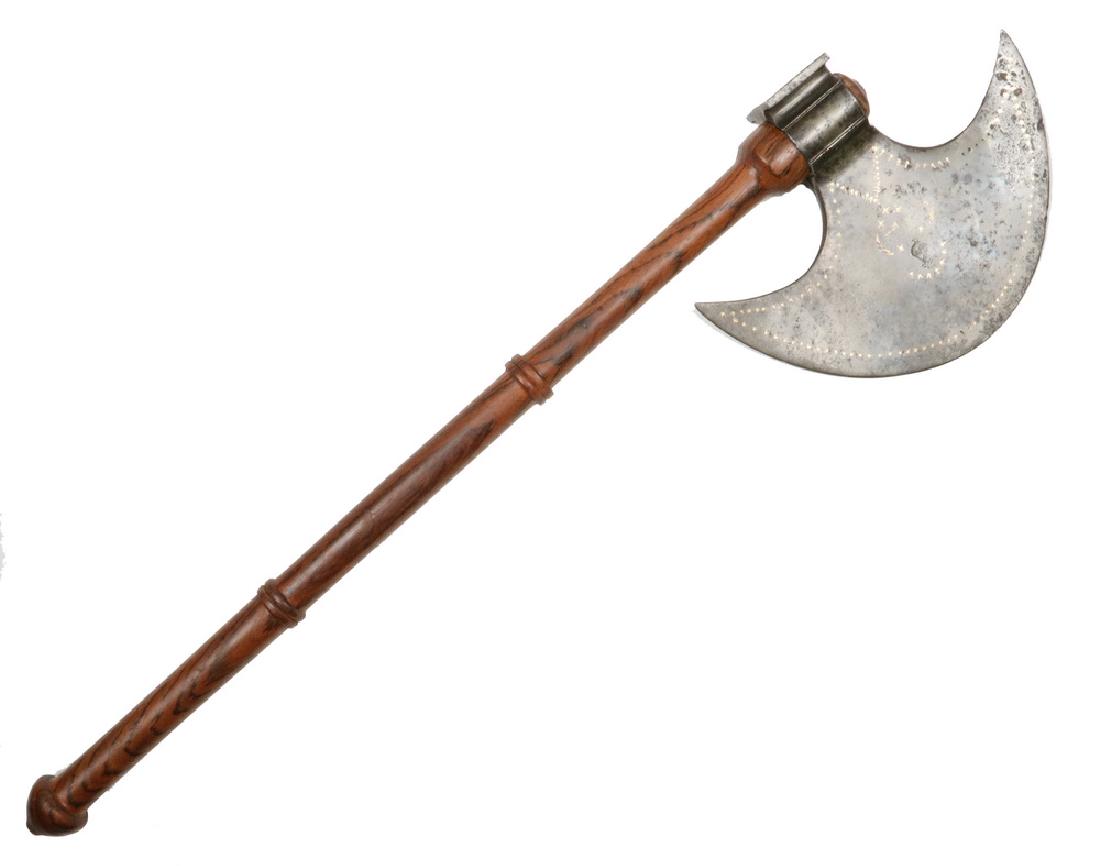 17TH C. OTTOMAN BATTLE AXE