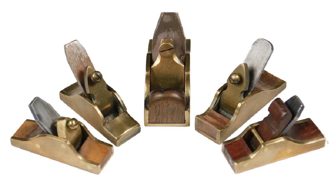 (5) BRONZE MINIATURE PLANES