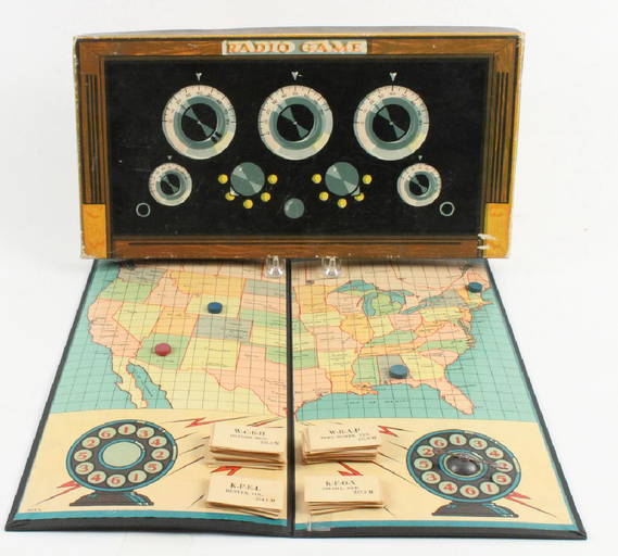 Radio Game By Milton Bradley