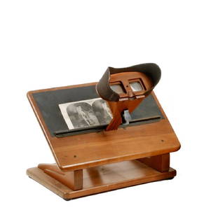 Tabletop Stereo Optican Viewer W/ Approx. (90) Cards