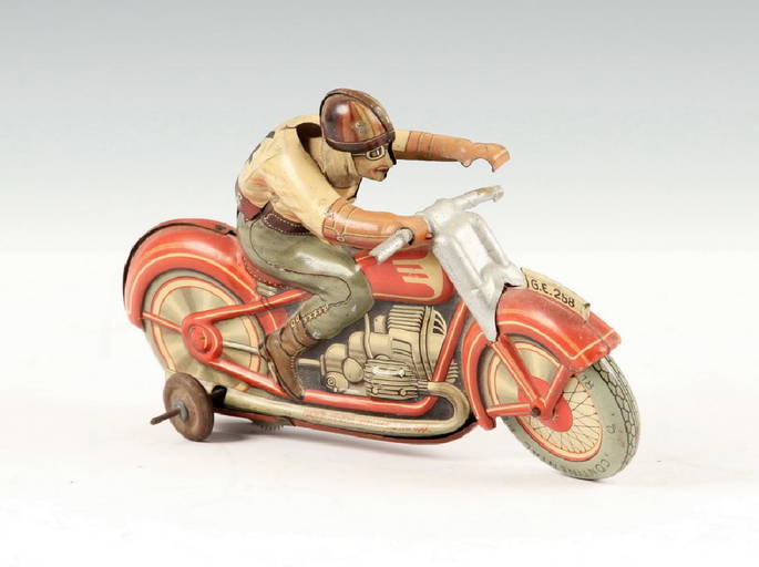 Technofix Tin Litho Motorcycle Racer