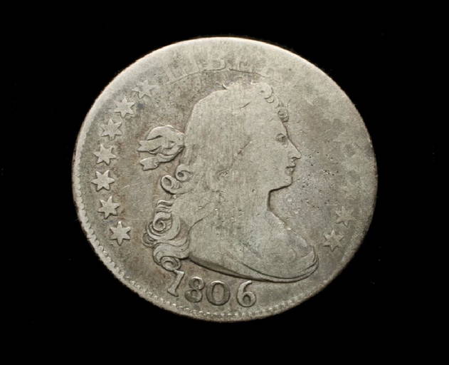 1806 Heraldic Quarter Draped Bust