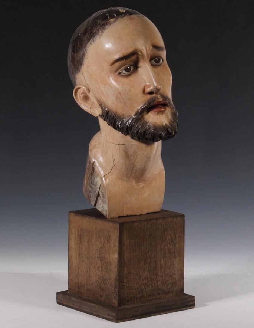 SPANISH COLONIAL HEAD OF A MALE SAINT - Jun 1, 2019 | Thomaston Place ...
