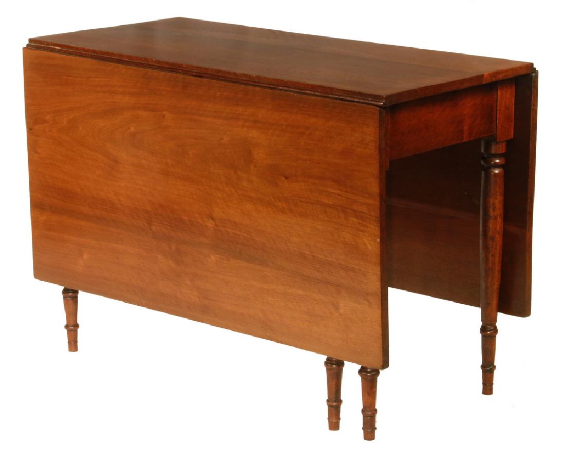 Solid Mahogany Drop Leaf Dining Table