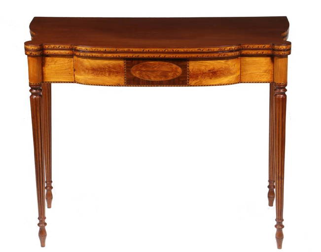 Sheraton Card Table, John & Thomas Seymour