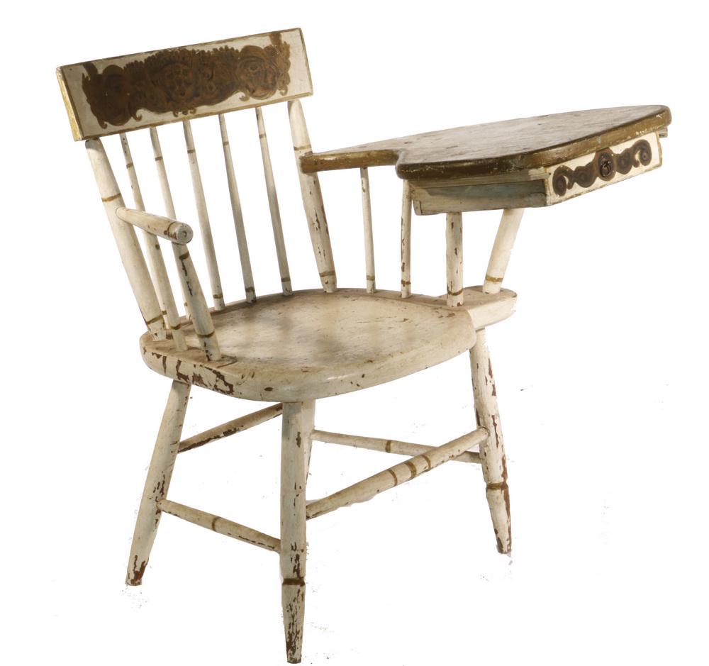 RARE LEFT HAND WINDSOR WRITING DESK ARMCHAIR - Feb 29, 2020 | Thomaston ...