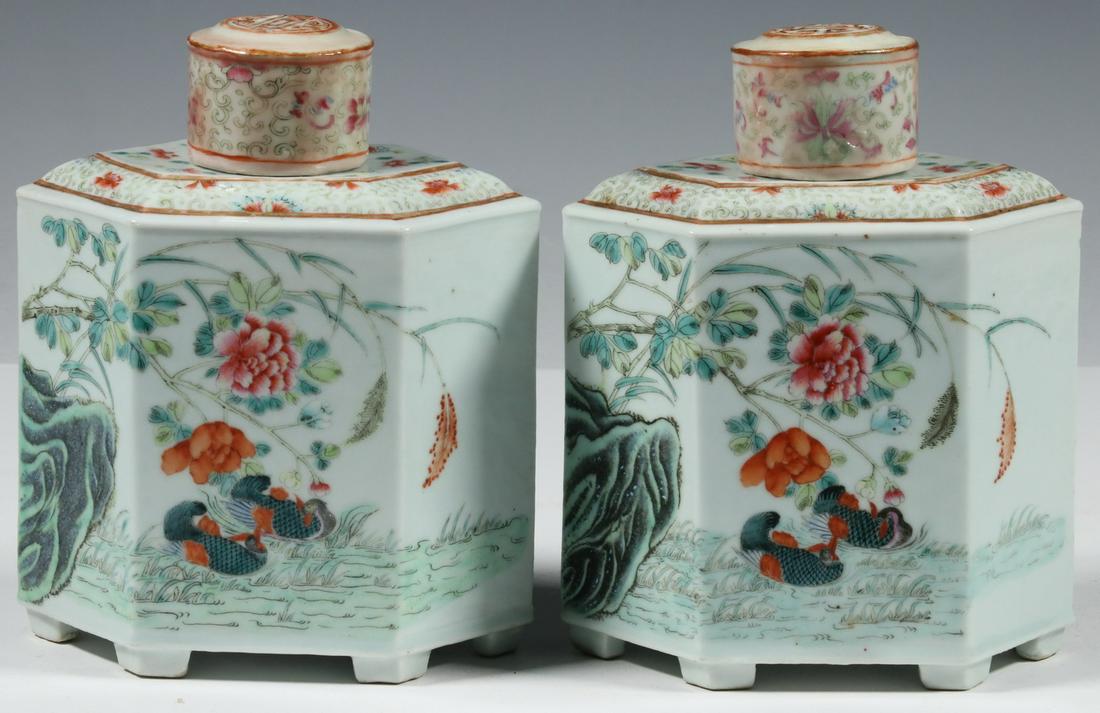 Pr Chinese Tea Caddies