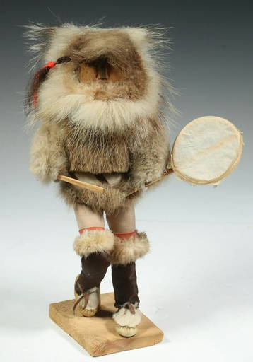 Yup'ik Eskimo Display Doll Of A Dancer By Elena