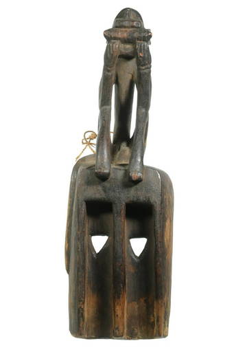 19th C. African Dogon 'omono' White Monkey Mask