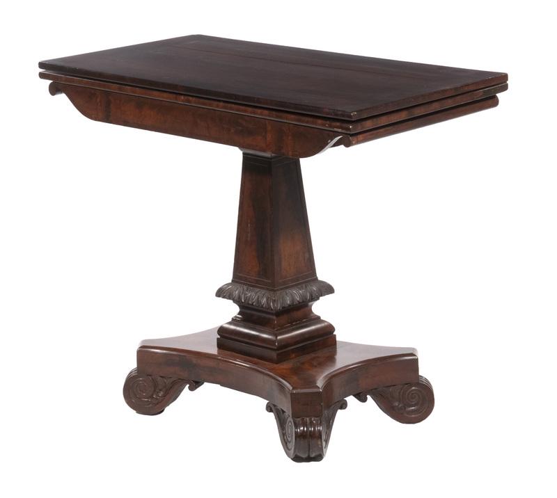 Classical Mahogany Card Table
