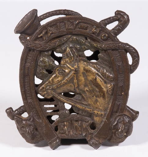 "tally Ho" Cast Iron Still Bank