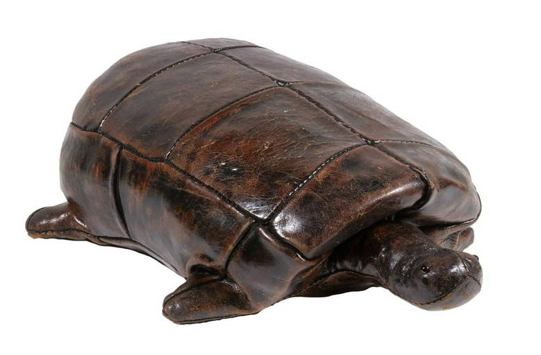 Dimitri Omersa (uk, 20th C.) Tortoise Footstool For