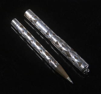Rare Waterman #402 Sterling "snail" Pen