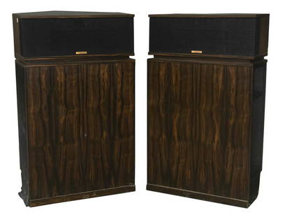 Klipsch, Pair Of Large Klipschorn Corner Speakers