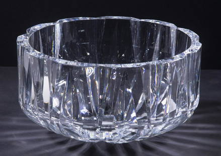 Orrefors Cut Crystal Bowl
