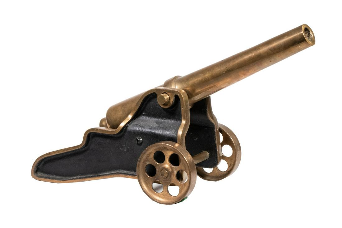 Solid Bronze Signal Cannon