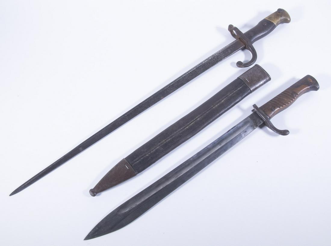 (2) Late 19th Century European Bayonets
