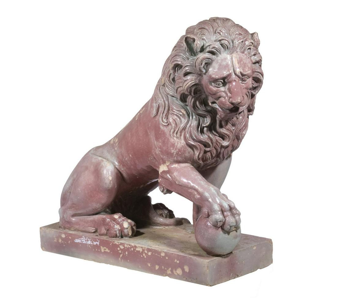 Lion Sculpture After Ponciano Ponzano Y Gascon (spain, 1813-1877) Auction
