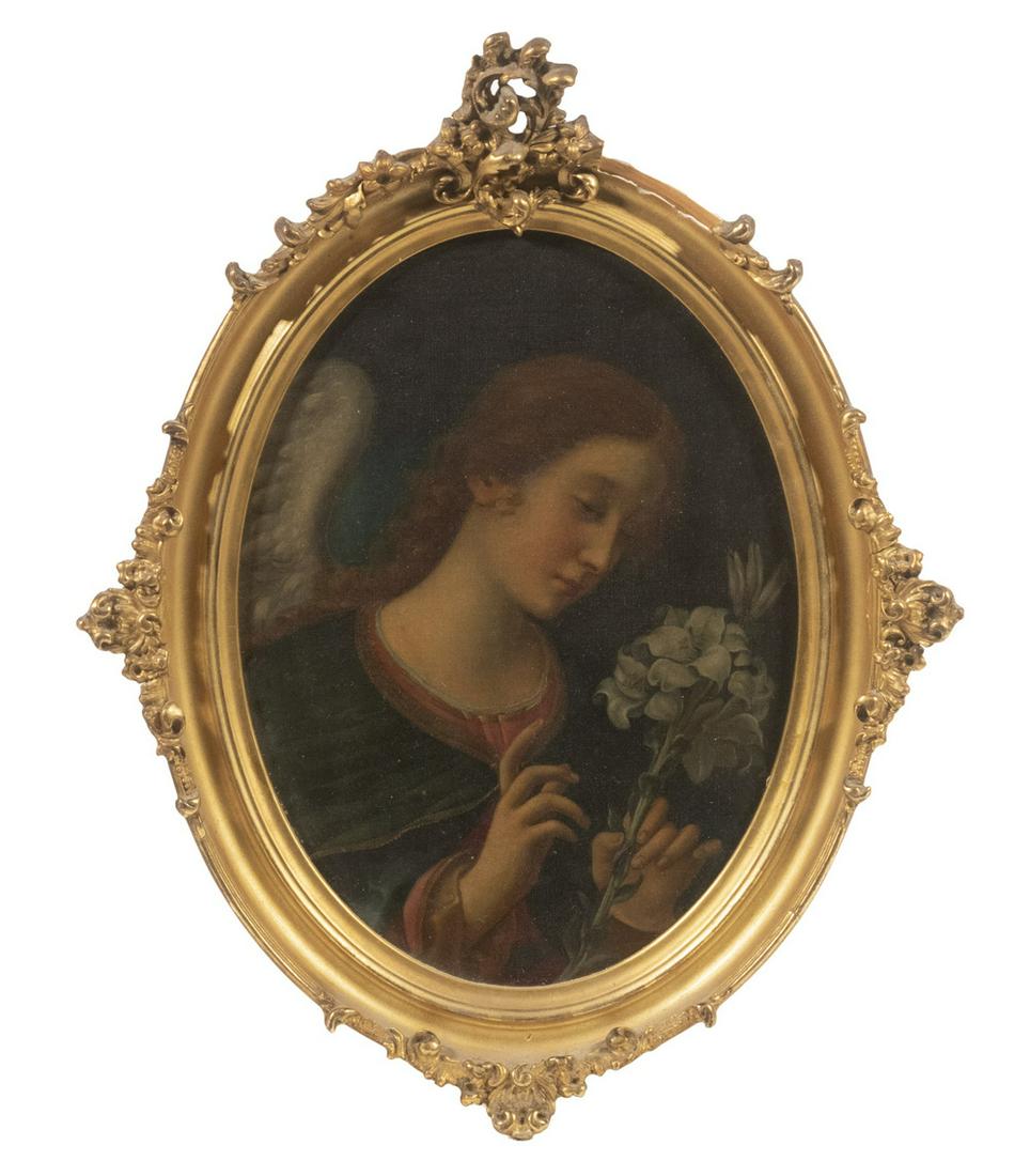 Pre-raphaelite Portrait Of An Angel Auction