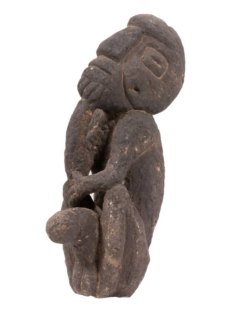 Sapi, Sierra Leone Carved Stone Phallic Figure Auction