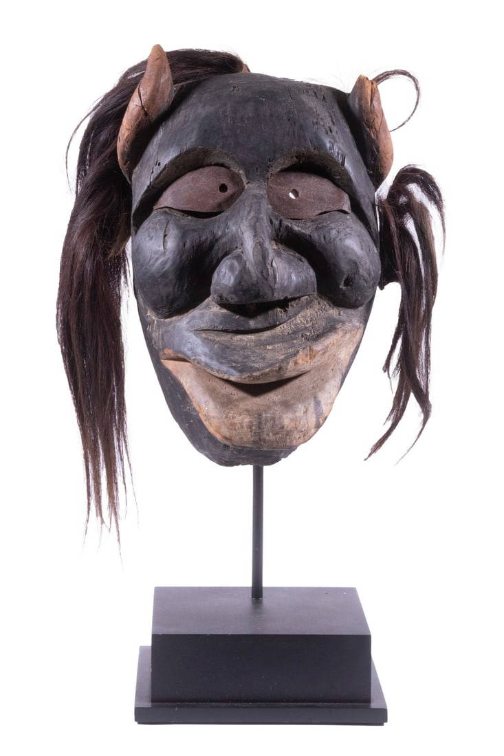 Iroquois False Face Mask Auction