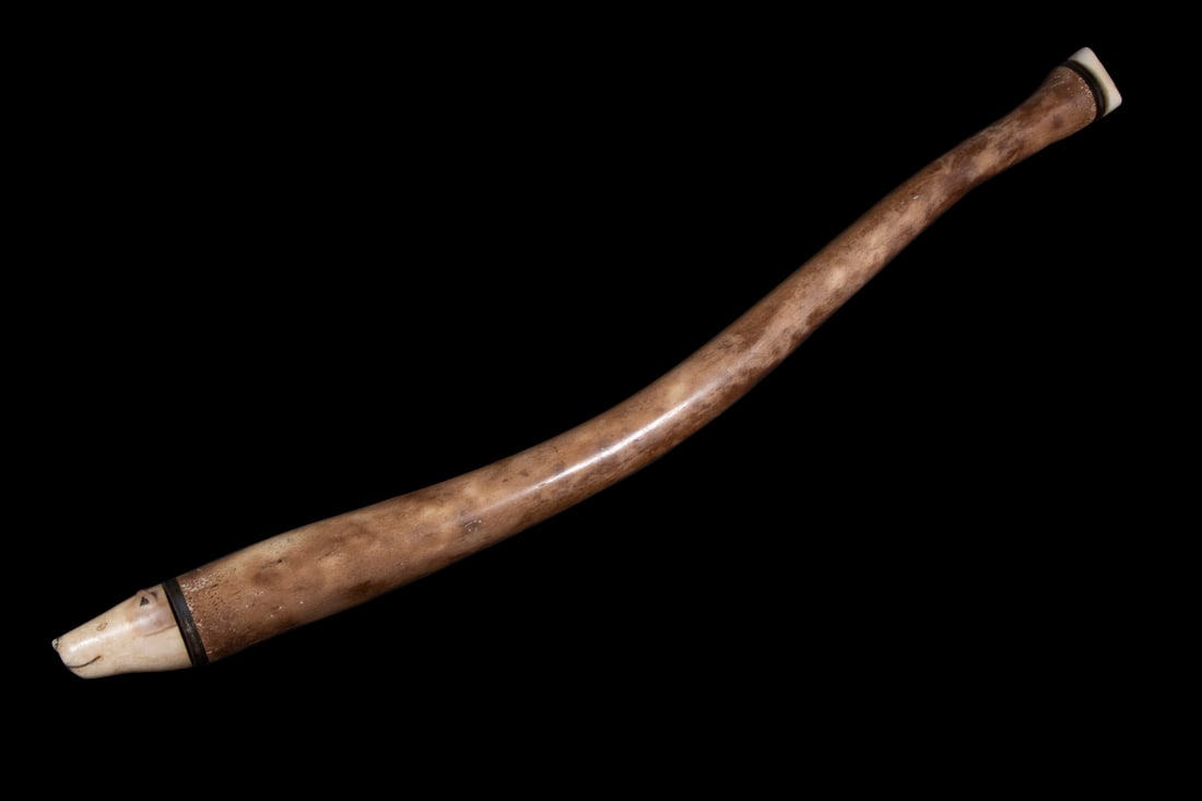 Inuit Walrus Bone 'oosik' Club Auction