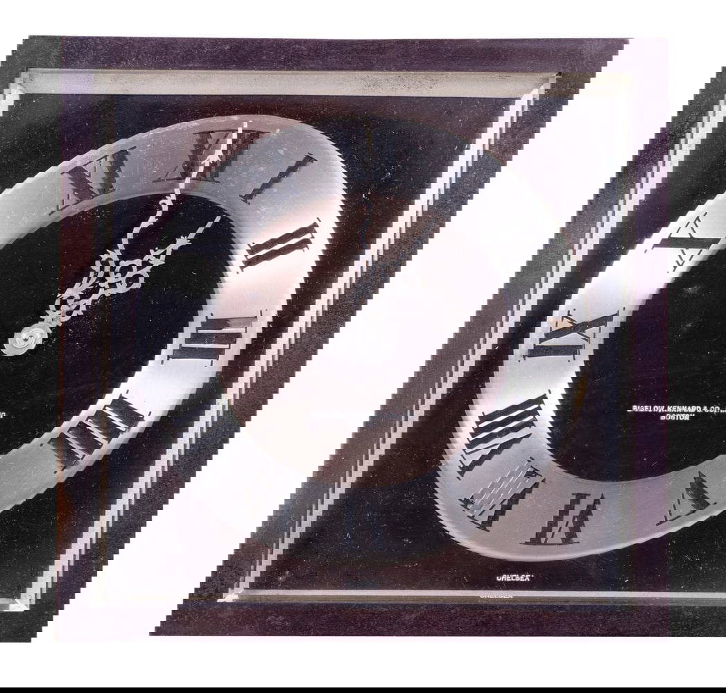 Chelsea "raleigh" Bronze Desk Clock Auction