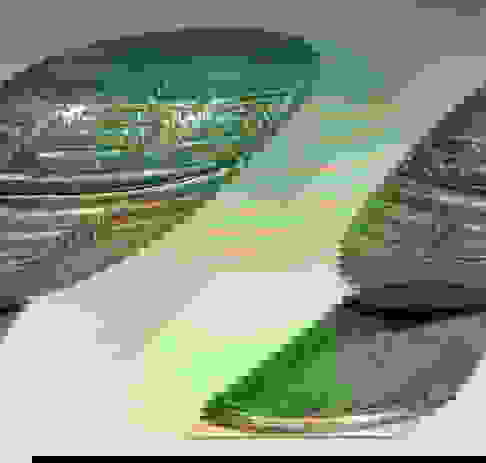 Unusual Chinese Qing Emerald Green Glazed Covered Chalice With Kintsugi ...