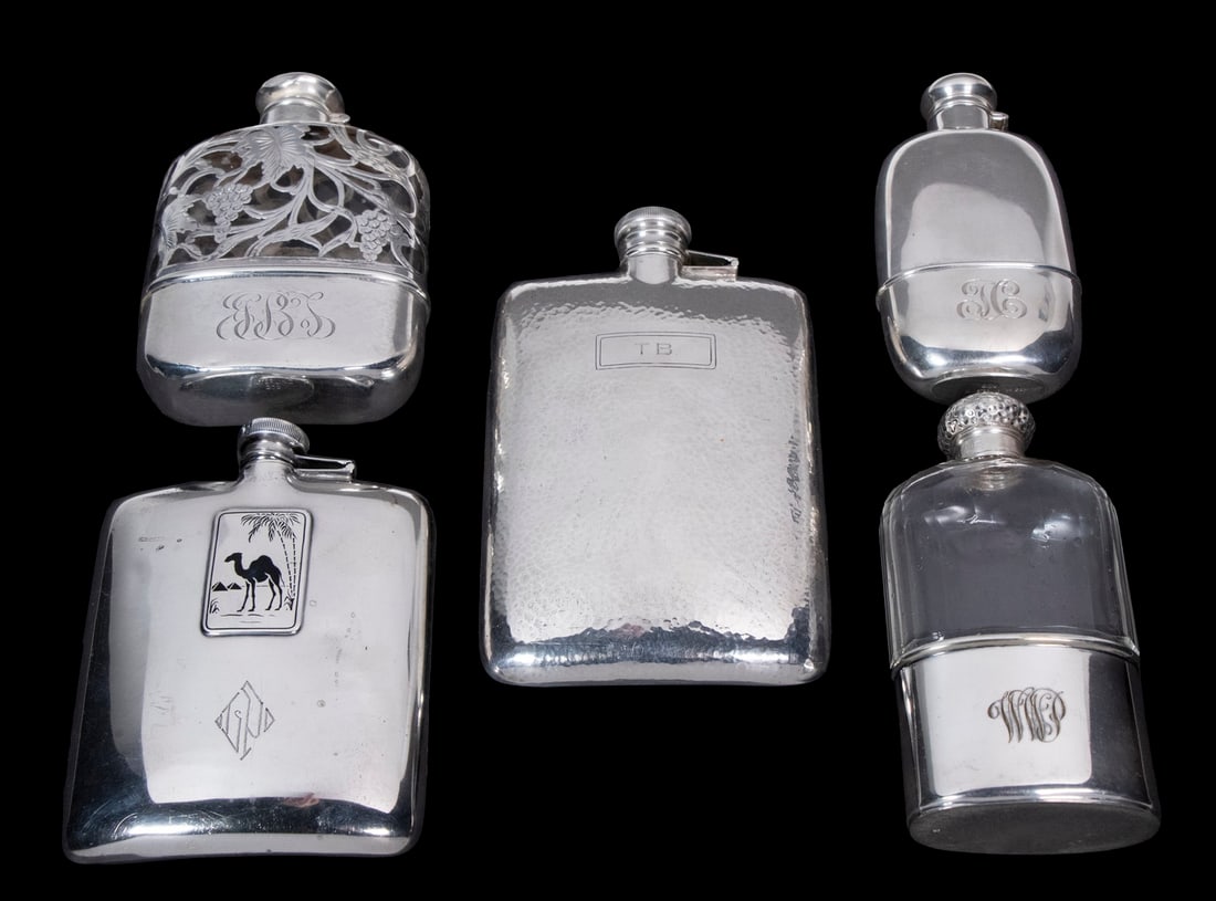 Silver Flask Collection Auction
