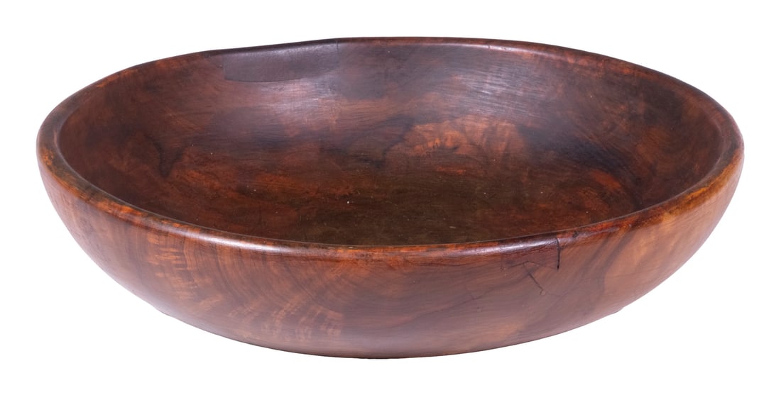 Hawaiian Wooden Poi Bowl Auction