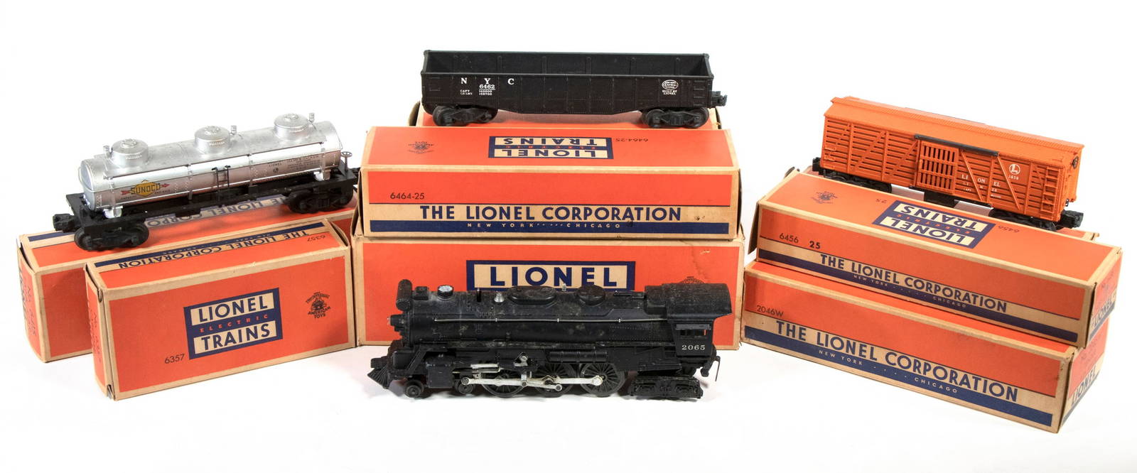 (8 Pcs) Lionel Train Set In Original Boxes Auction