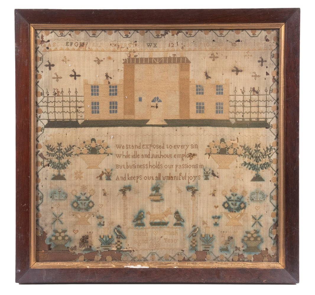 Framed Sampler Auction