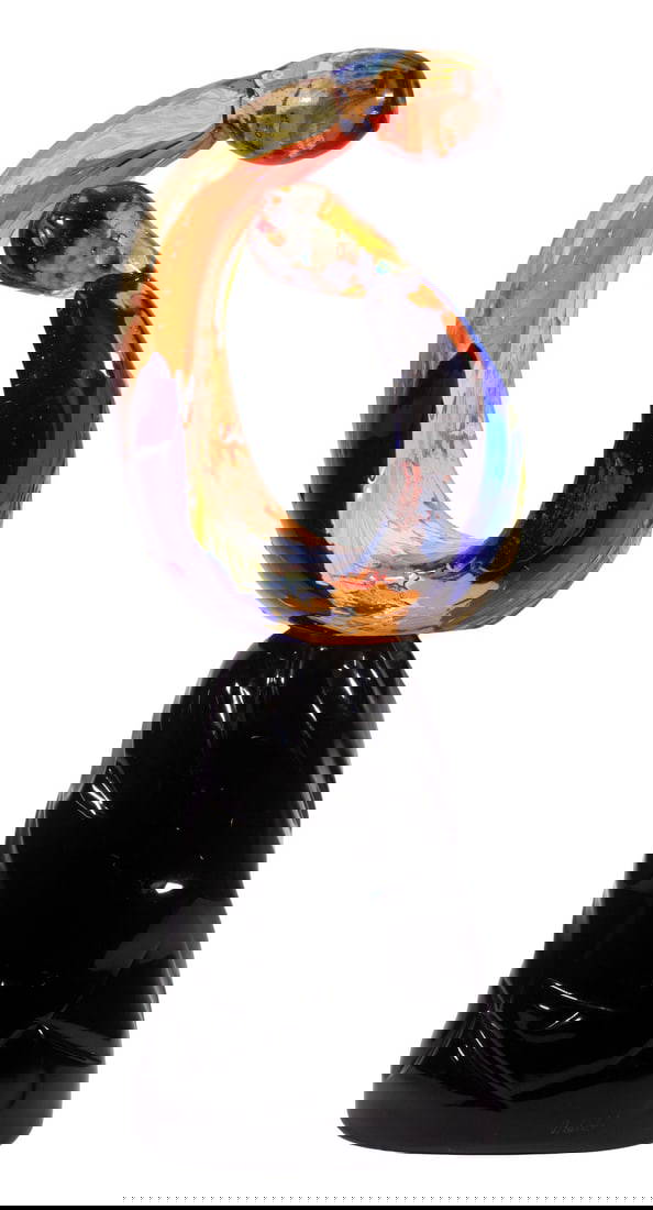 Mario Badioli (italy, 1940- ) Murano Glass Auction