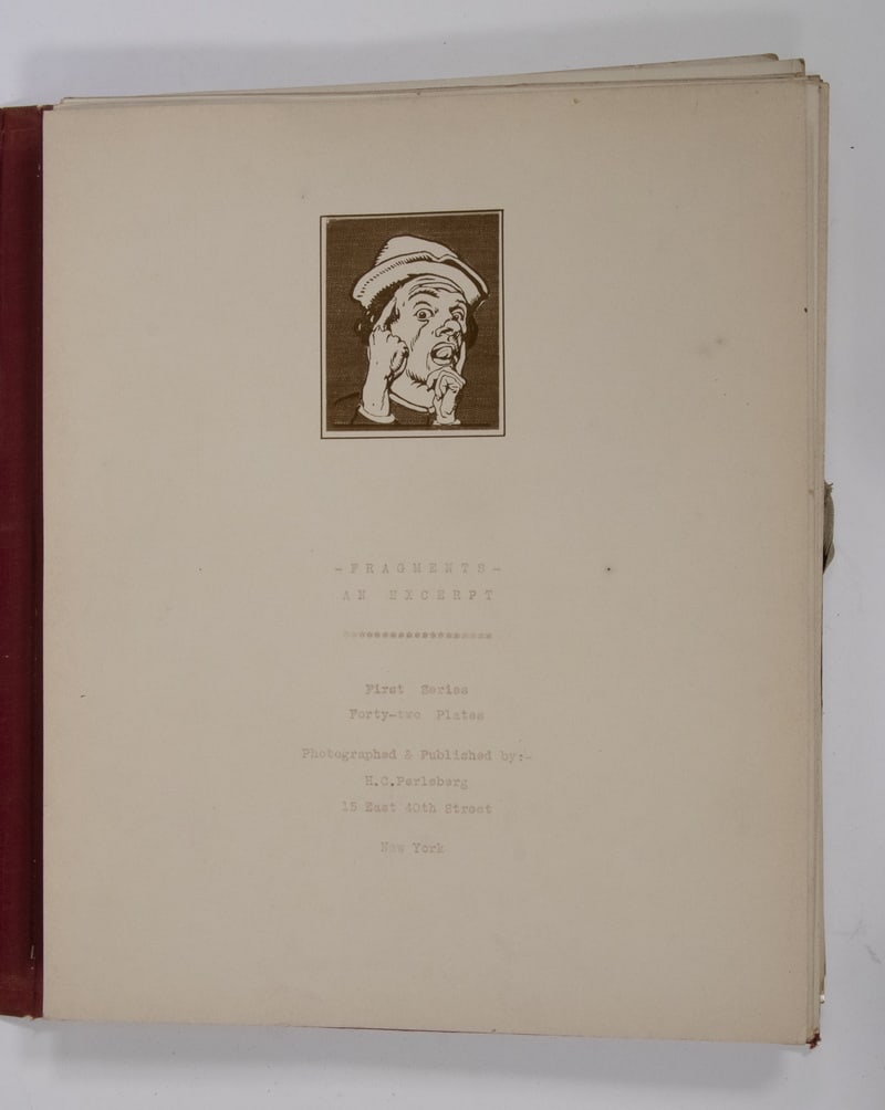 Rare Illustrator's Vignette Photographic Clip Book, Circa 1910 Auction