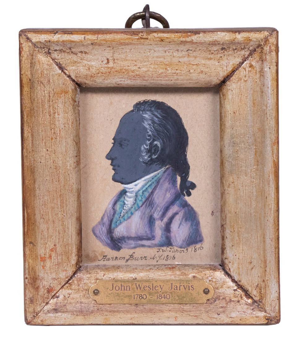 Aaron Burr Portrait By John Wesley Jarvis Auction