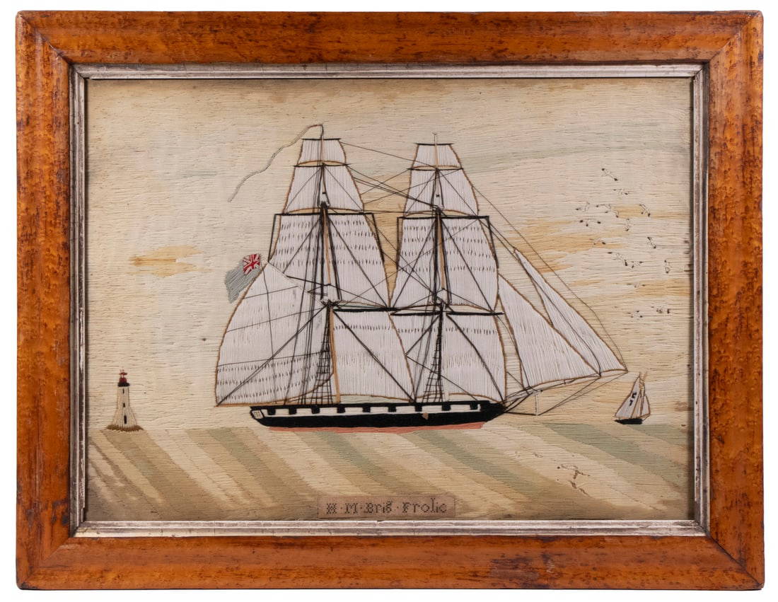 Early 19th C. British Woolie Of Brig Hms Frolic Auction