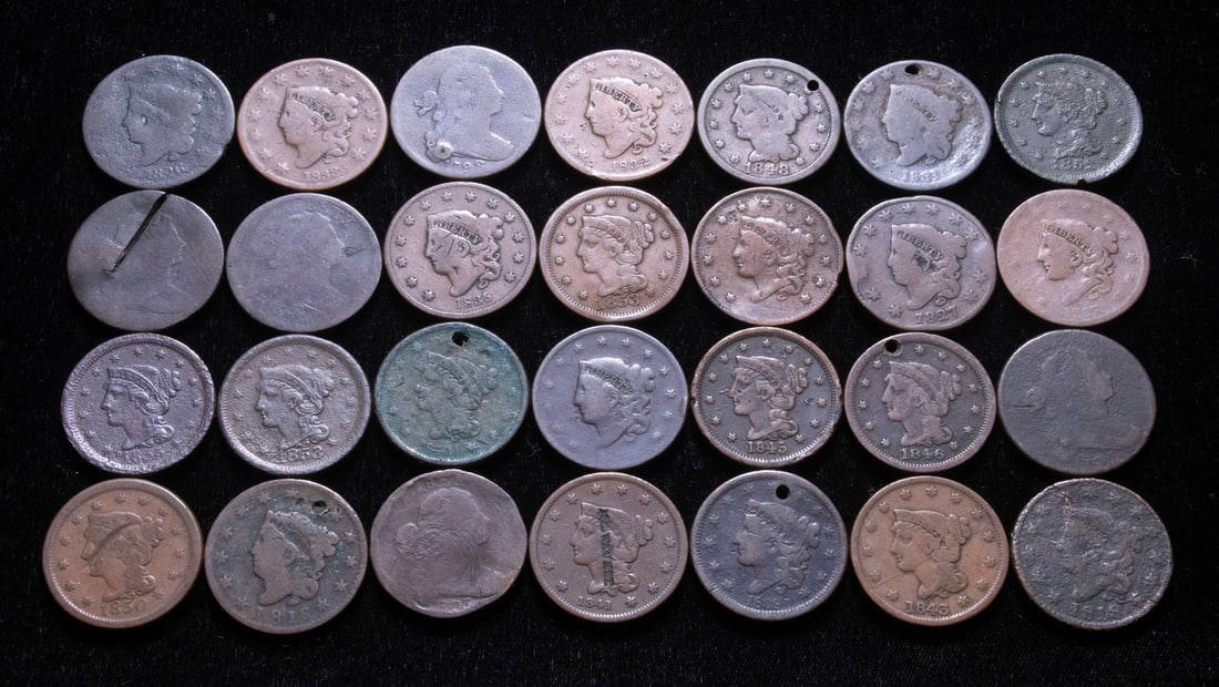 (28) Large Cents Auction