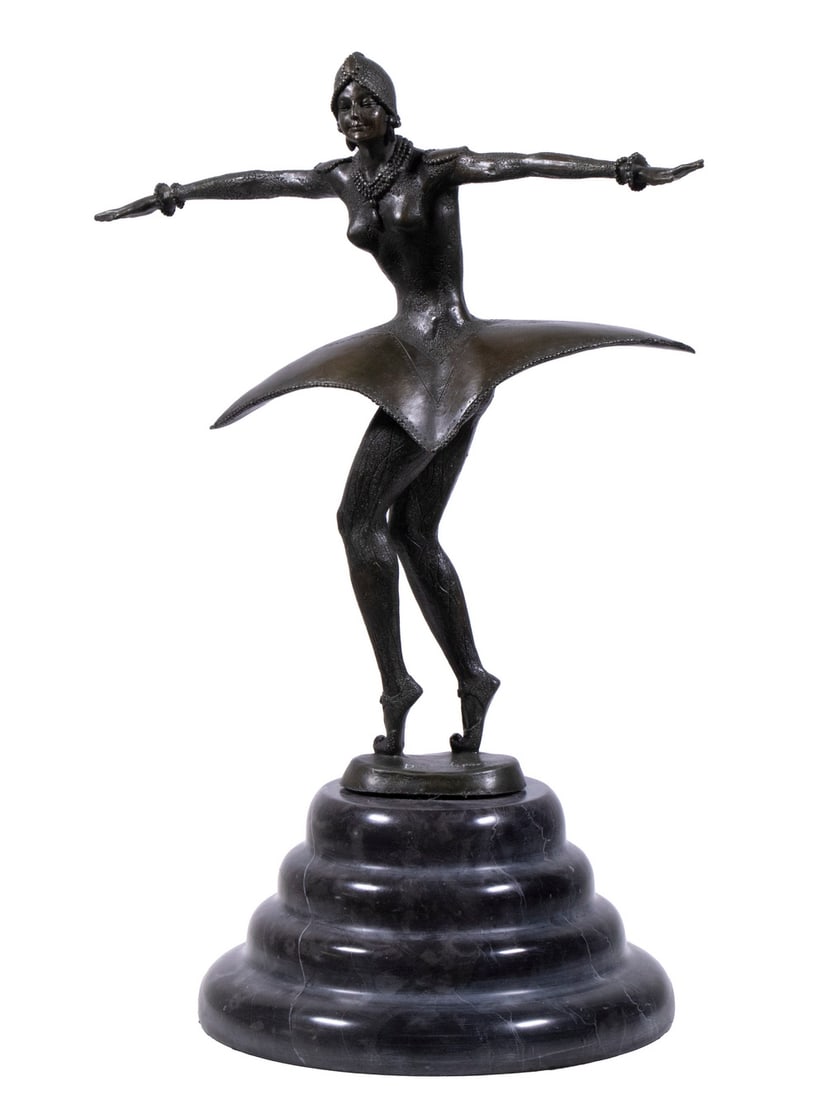 After Dimitri Haralamb Chiparus (france/romania, 1886-1947) Auction