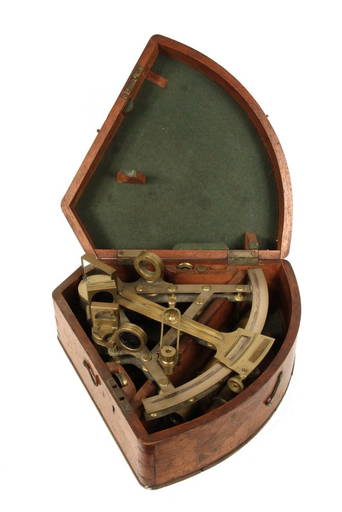 MARINE SEXTANT - Circa 1780-1800 Brass Framed Sextant - Aug 23, 2014 ...