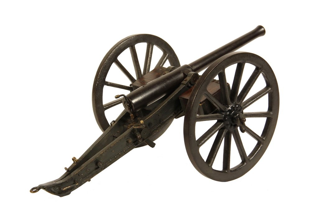 SCALE MODEL CANNON - British Armstrong 15 Pounder 7 cwt